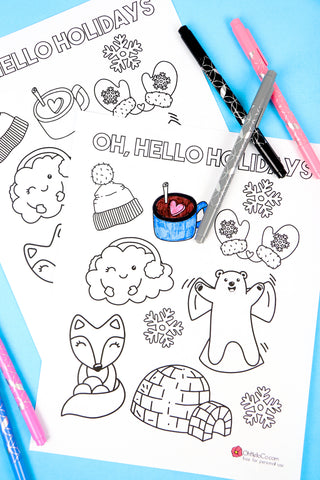 FREE COLORING SHEET – Oh, Hello Companies