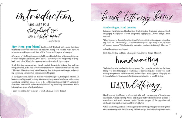 Brush Lettering Book – Oh, Hello Companies